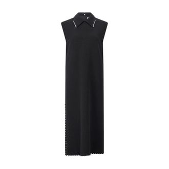 Jil Sander Femme, Robes, Noir, Taille: 38 FR Maxi Robes
