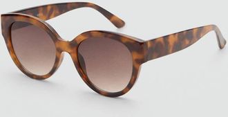 Mango Lunettes de soleil cat-eye chocolat - Femme - Taille unique - MANGO