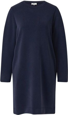 s.Oliver Minikleid Kleid Kurzes Scuba-Kleid mit Faltendetail am &Auml;rmel