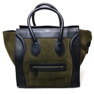 Celine Pre-owned Leder totes - - Pre-owned - Damen - Gr&uuml;n - ONE SIZE