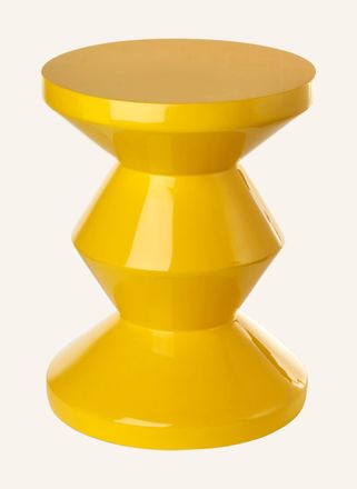 Pols Potten Polspotten Hocker Zig Zag gelb