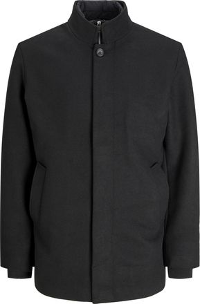 Jack & Jones Herren JJEHARRISON Wool Jacket SN 12258674,Schwarz,XXL