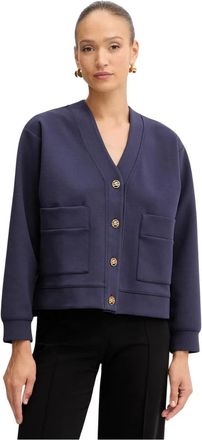 Karl Lagerfeld Damen, Strickwaren, Blau, MGr&ouml;&szlig;e