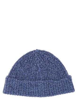 Marni CLMC0173Q0_UFH30100B56 Marni Mending Embroidery Beanie - Blue