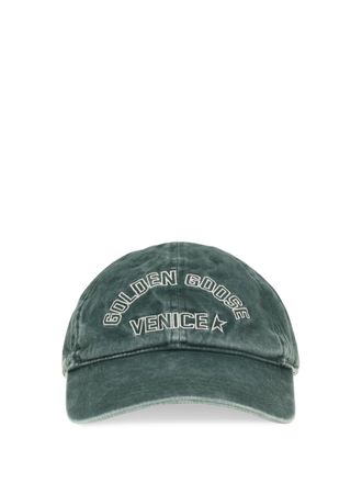 Golden Goose Womens Baseball Cap Journey Pineneedle Cotton Hat