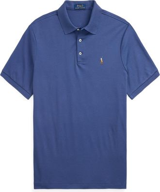 Ralph Lauren Feinstrick-Poloshirt aus Baumwolle mit Logo-Stickerei in