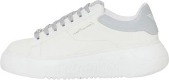 Emporio Armani Femme, Chaussures, Blanc, Taille: 36 EU Baskets Basses