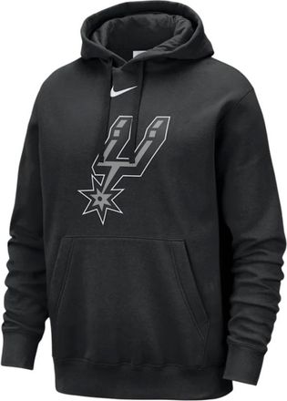Nike Homme, Sweatshirts et sweats &agrave; capuche, Noir, Taille: M San Antonio Spurs Club Pullover Sweat &agrave; capuche