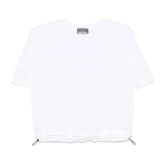 Herno Wei&szlig;en Pullover mit Kordelkragen - - Tops - Damen - Wei&szlig; - L