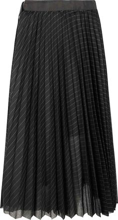 sacai Jupe Longue - Noir