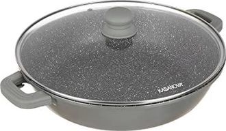 KASANOVA 32-cm-Pfanne mit gro&szlig;em Gargeschirr