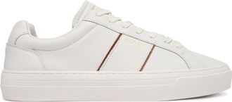 Tommy Hilfiger Sneakers Tommy Hilfiger Dress Casual Leather Sneaker FM0FM05989 Wei&szlig;