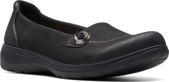 Clarks Carleigh Lulin Schuhe für Damen, Kolorit Black Nubuck, Größe: 43.5 EU