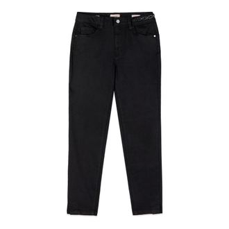 Oltre Skinny Hose mit Metallkette - - Trousers - Damen - Schwarzk - M