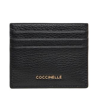 Coccinelle Kreditkartenetui Coccinelle MW5 Metallic Soft E2 MW5 12 95 01 Schwarz