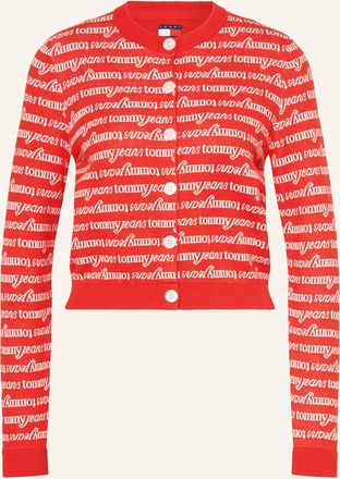 Tommy Jeans Strickjacke rot