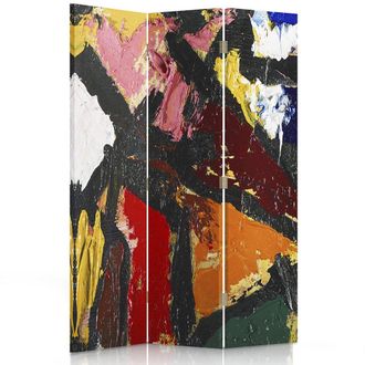 Feeby Frames Paravent Dekobild, 3-teilig, mehrfarbig, 110 x 150 cm