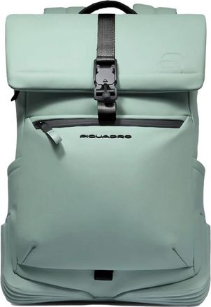 Piquadro Homme, Sacs, Vert, Taille: ONE Size Sac &agrave; dos pour ordinateur portable 14 r&eacute;sistant &agrave; leau