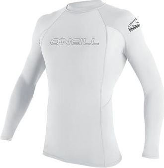 O'Neill ONeill Wetsuits Basic Skins L/S Crew T-Shirt Lycra pour Homme Ne Cause Pas dirritations S Blanc