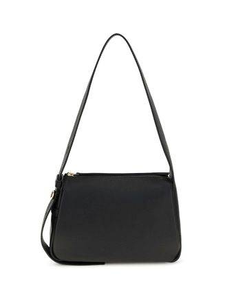 Tory Burch Womens Shoulder Bag Romy Small Black Calf Leather