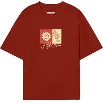 Jack & Jones Jorcanggu T-Shirt &agrave; col Rond pour Homme FST, Arabian Spice, M