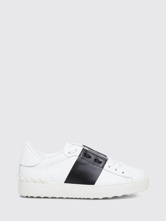 Valentino Garavani Baskets Open bicolores en cuir de veau lisse