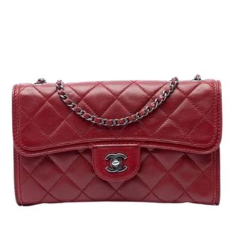 Chanel Pre-owned Vintage Umh&auml;ngetasche - - Pre-owned - Damen - Rot - ONE SIZE