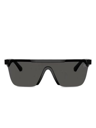 Burberry Sunglasses lunettes de soleil &agrave; logo imprim&eacute; - Noir