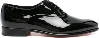 Santoni Oxford-Schuhe aus Lackleder - Schwarz