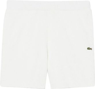 Lacoste Boucl&eacute;-Strickshorts - - Sport - Herren - Wei&szlig; - XL