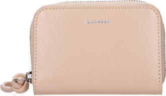 Jil Sander Femmes Portefeuille Rose en Cuir
