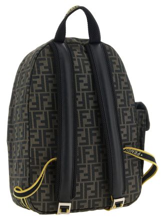 Fendi Climb Fabric Backpack - Black