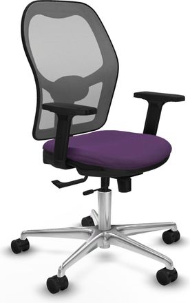 Piqueras y Crespo Jorquera Schreibtischstuhl mit 2D-Armlehnen, h&ouml;henverstellbare Lendenwirbelst&uuml;tze, ausgestattet mit Syncro/Traslack und injiziertem Schaum. Mit Rollen