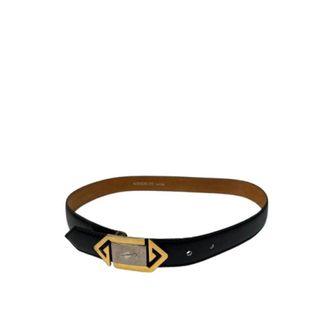 Givenchy Pre-owned 4G Logo Kalbsleder G&uuml;rtel - - Pre-owned - Damen - Schwarzk - ONE SIZE
