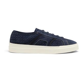 Santoni Herren, Schuhe, Blau, 43 1/2 EUGr&ouml;&szlig;e