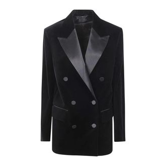 Golden Goose Samtkreuzblazer - - Jackets - Damen - Schwarzk - M