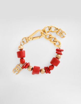Dolce & Gabbana Armband Aus Koralle - Mann Bijoux Gold Metall Onesize