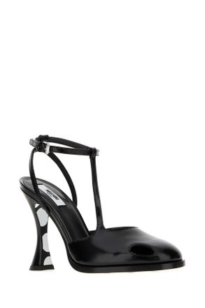 Moschino Scarpa Donna Heel - Black