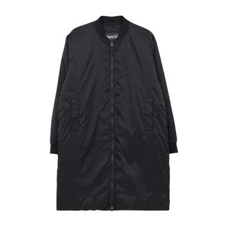 Tant&auml; Rainwear Lange Bomberjacke Pyouh Schwarz - - Coats - Damen - Schwarzk - L