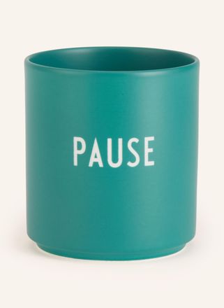 DESIGN LETTERS Design Letters Becher Pause gruen