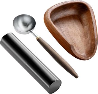 Generic Dosierbecher - Caf&eacute; Manper | Keramikkaffeebohnen | Kaffee -Dosierungsschale | Keramik -Dosierungsschale Mit Spr&uuml;hflasche | Dosierungsschiff | Drinkwer