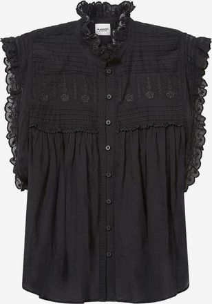 Isabel Marant Top Dersia - Femme - Noir - Taille34 - Marant &Eacute;toile