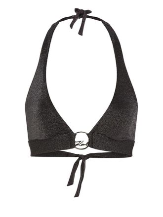 Karl Lagerfeld bikini &agrave; logo - Noir