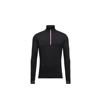 Moncler Moncler Sweat Semi-zipp&eacute; Polartec, Homme, Noir, Taille: Xxl