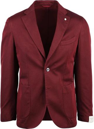 L.B.M. 1911 L.b.m. 1911, Homme, Vestes, Rouge, Taille: M Giacca sfiancata