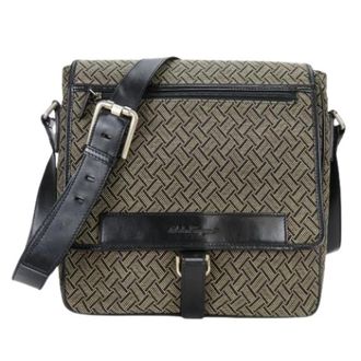 Ferragamo Pre-owned Canvas Schultertasche - - Pre-owned - Herren - Beige - ONE SIZE