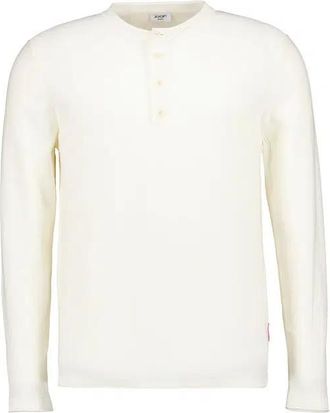 Joop Herren Pullover wei&szlig; unifarben