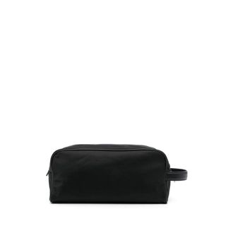 Dolce & Gabbana unisex, Sacs, Noir, Taille: ONE Size Trousse de toilette en nylon avec logo caoutchout&eacute;