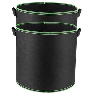 DOITOOL 2 St&uuml;ck Kartoffel Pflanzs&auml;cke aus Atmungsaktivem Vliesstoff 1 Gallon &Oslash;18x15cm Wiederverwendbare Pflanzgef&auml;&szlig;e f&uuml;r Gem&uuml;se Balkon und Garten
