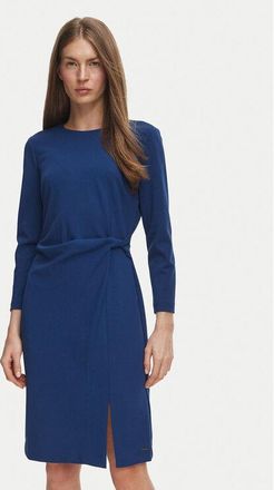 Calvin Klein Coctailkleid LV044H004G Dunkelblau Slim Fit
